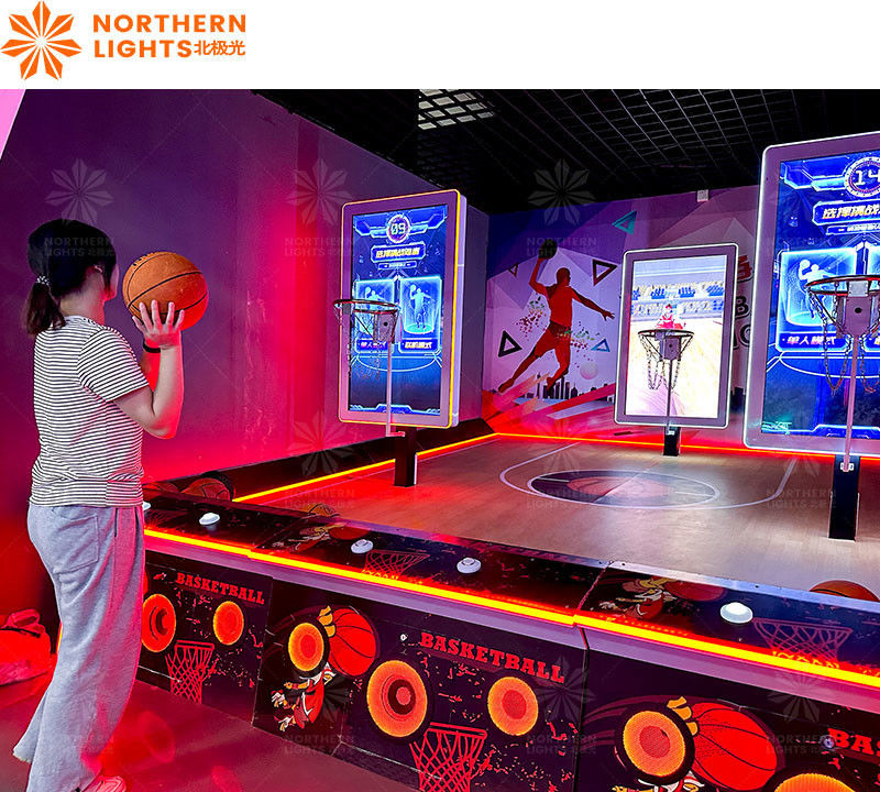Hot Indoor Electric Arcade Machine New Electronic Basketball Scoring ...