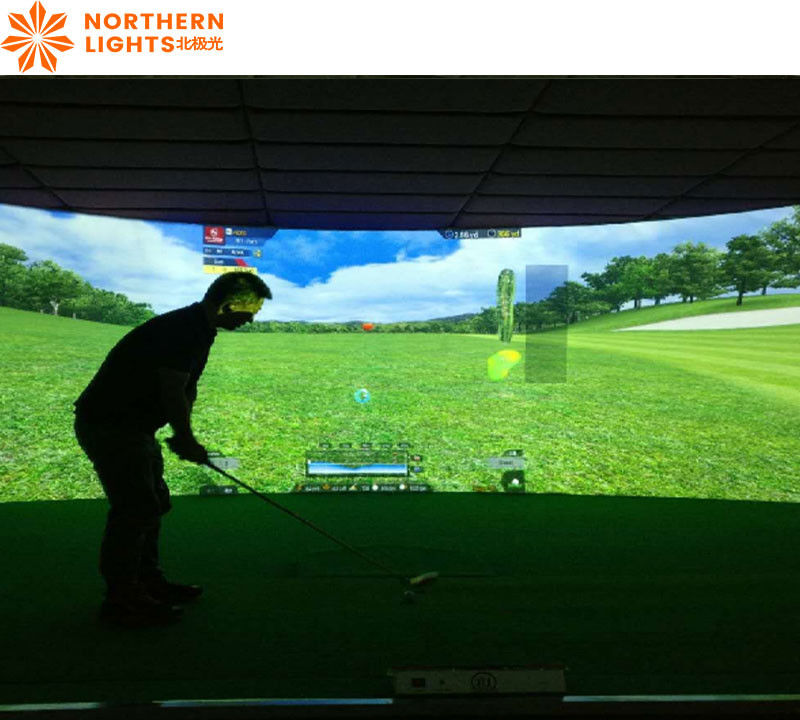 Factory Direct Golf Simulator Indoor Family Golf Screen Interactive ...