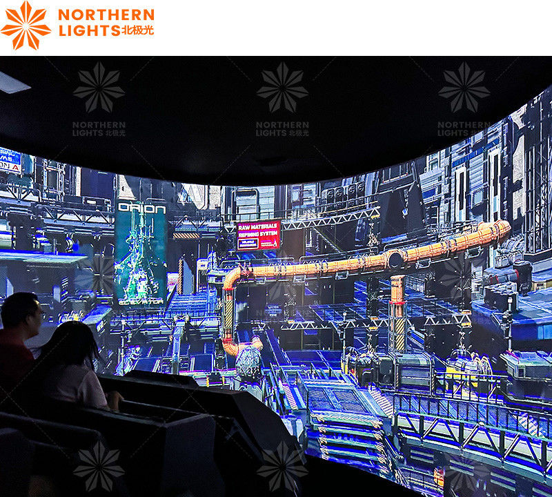 Indoor Immersive Viewing Cinema 7d Orbit Cinema Interactive Projection