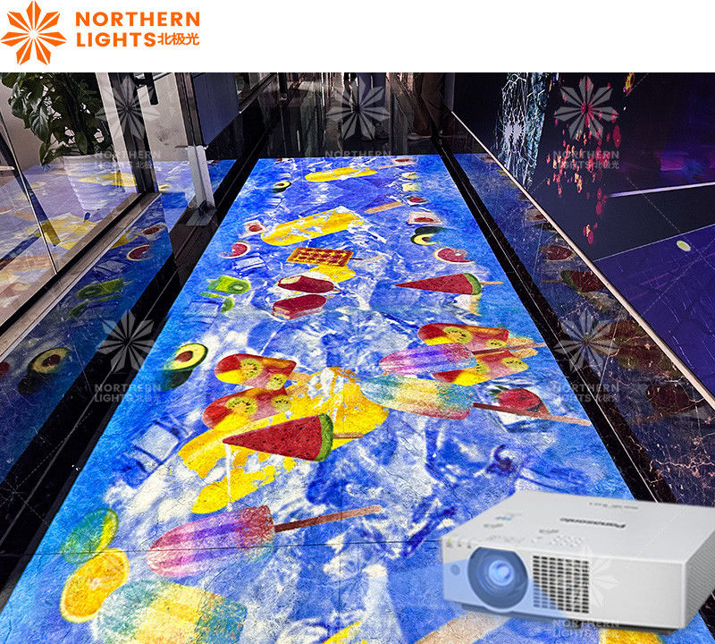 High Definition Picture Holographic Floor Interactive Projection