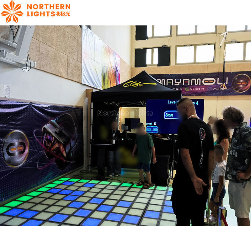 RGB Infinity Panels Interactive 3D Interactive LED Floor Game RGB Dance ...