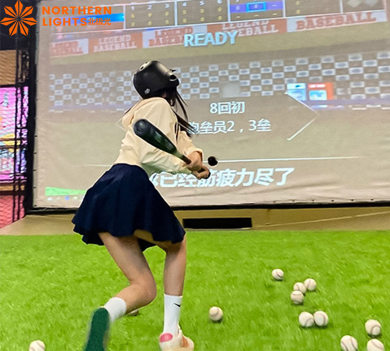 Pavilion Batting Pavilion Batting Cage Pitching Machine Baseball Simulation