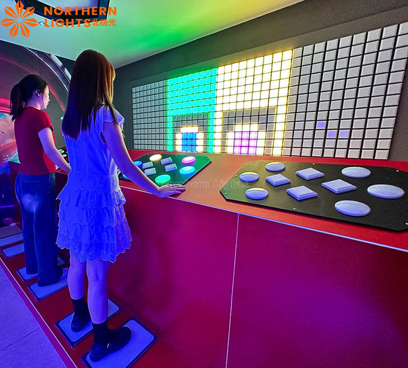 Team Building Interactive Push Button Activate Multiple Construction ...