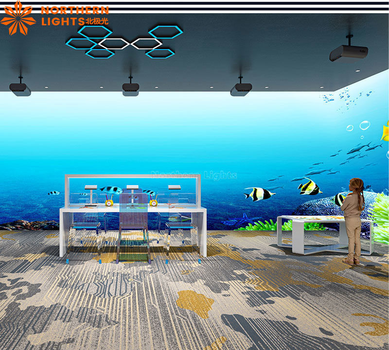 Indoor Products Interactive Projector System AR Scan Style Painting Games Software