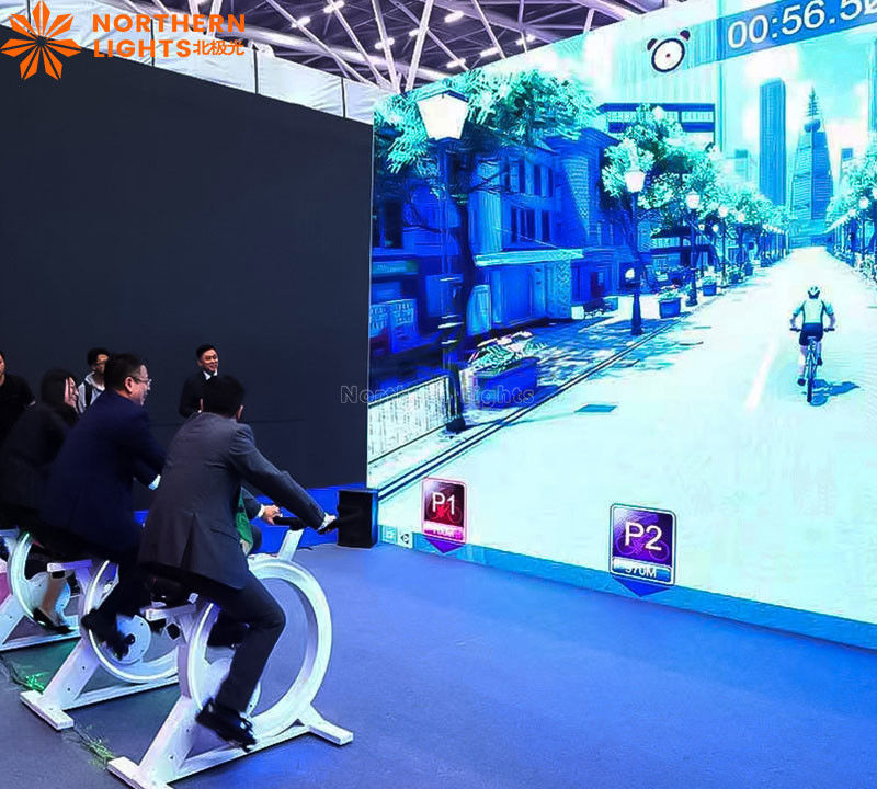 Virtual Cycling Fitness Spinning Bike Interactive Smart Park Sports ...