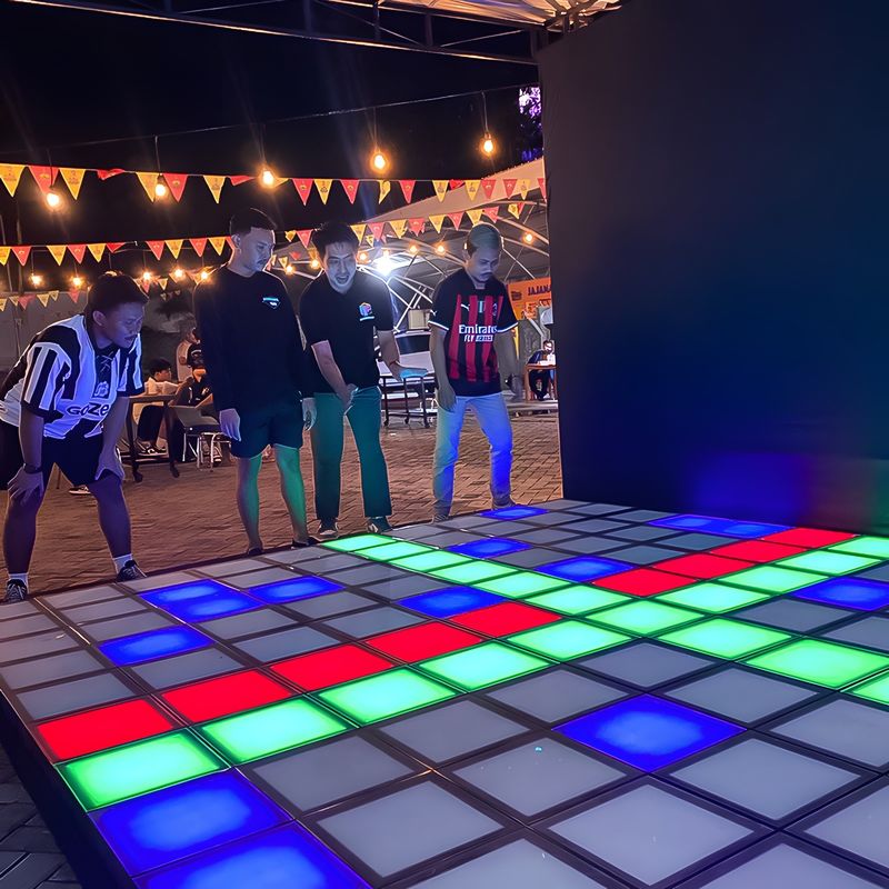 NEW Active Game Interactive Rgb Led Floor Game Led Dance Floor ...