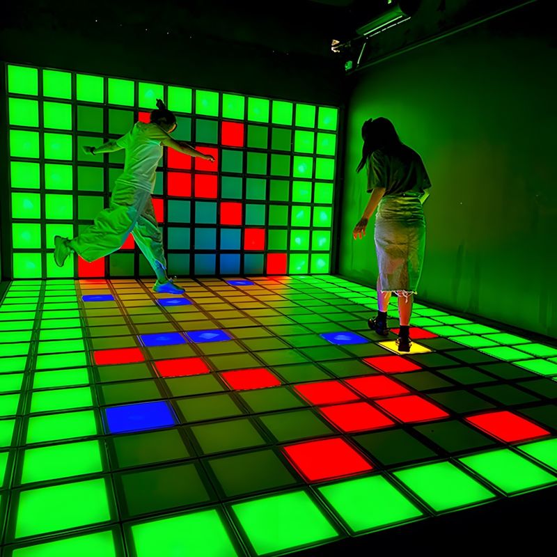 Wetop Active Game Led Floor Interactive Rgb Led Floor 30*30cm Game Center