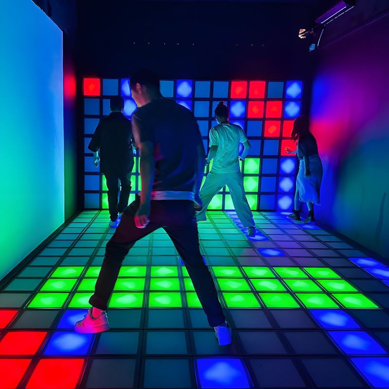 Super Grid Game Pixel 30x30cm Interactive Light Vloer Lava Active Game ...