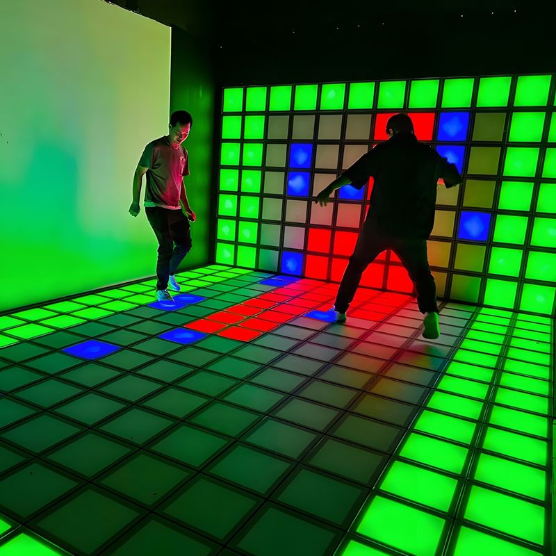 Super Grid Game Pixel 30x30cm Interactive Light Vloer Lava Active Game ...