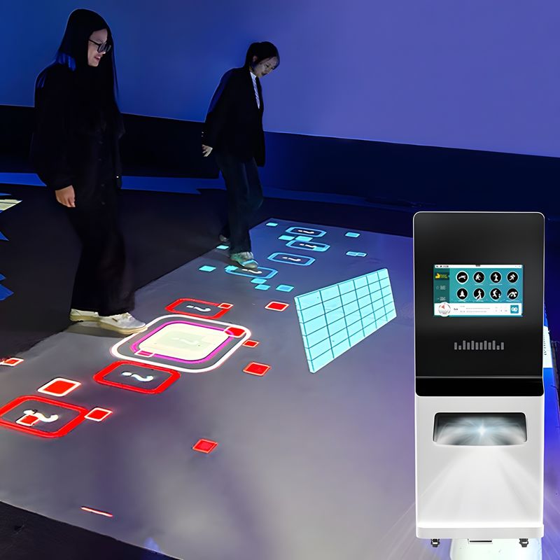 Mobile All-in-one Projector Floor Projection Projector 3d Interactive Projection Game