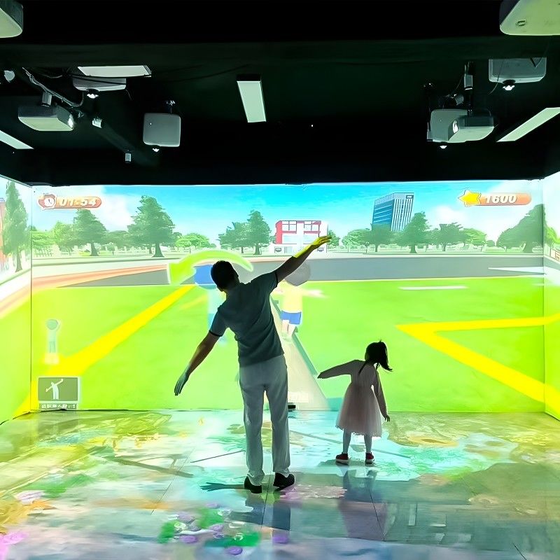 Interactive Hologram Wall 3D Holographic Projector For Hotel Decoration