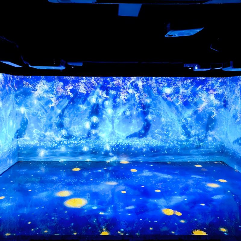 Anniversary Room Decorations Indoor 7d Interactive Projector Wall Floor ...