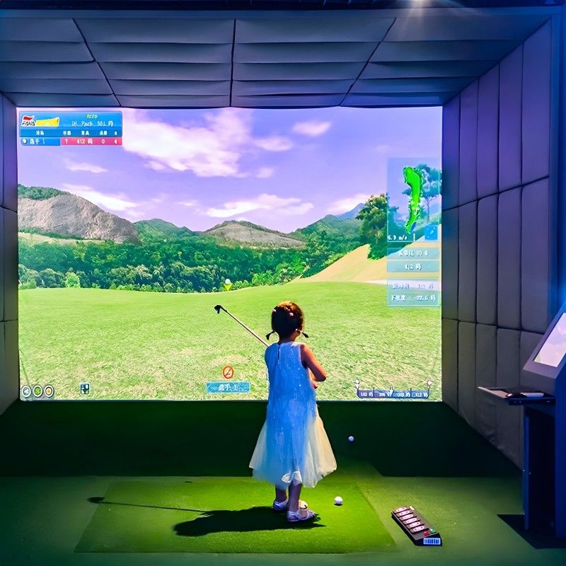 500kg Max Capacity Golf Simulator For Indoor Driving Range Korean System