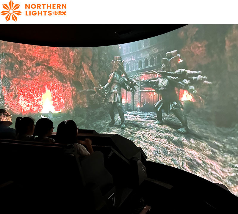 Northern Lights Simulator Cinema 5d Visual Motion Immersive Orbital Cinema