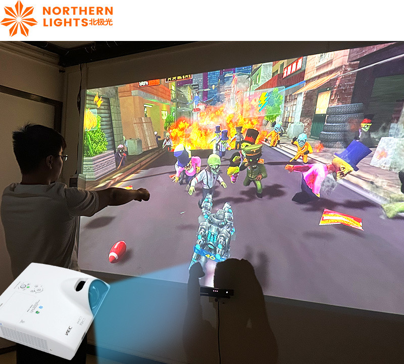 Holographic 3400 LM Interactive Wall Projection Beam Interactive Game