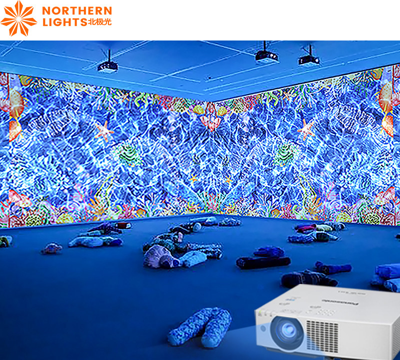 Holographic Immersive Projector Indoor Interactive Wall Projection