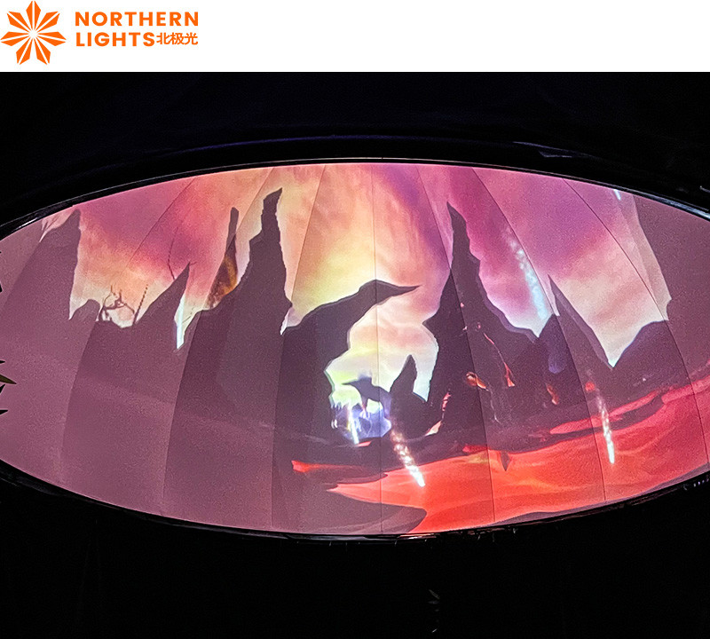 3D Dome Projection Simulator Cinema Immersive Projection For Museum