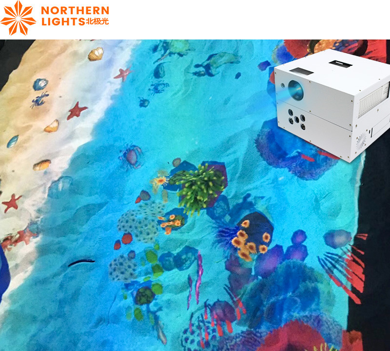 3500 Lumens Interactive Game Projector Sand Pit Game For Projection Park