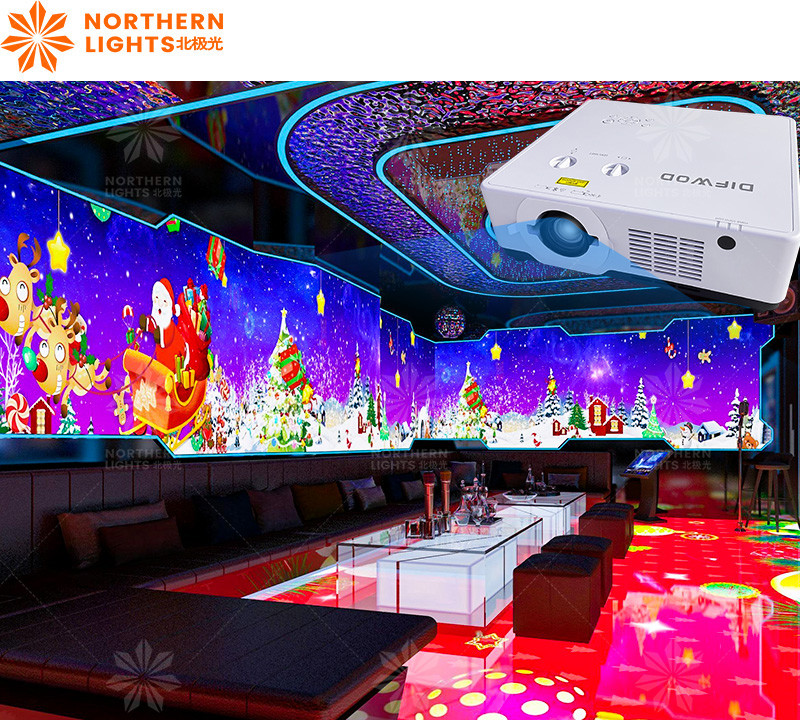 6 Channels Interactive Wall Projector Indoor Location