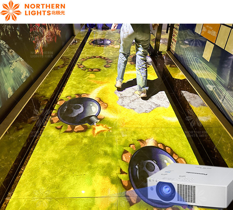 Immersive Indoor Interactive Floor Projection Interact Floor