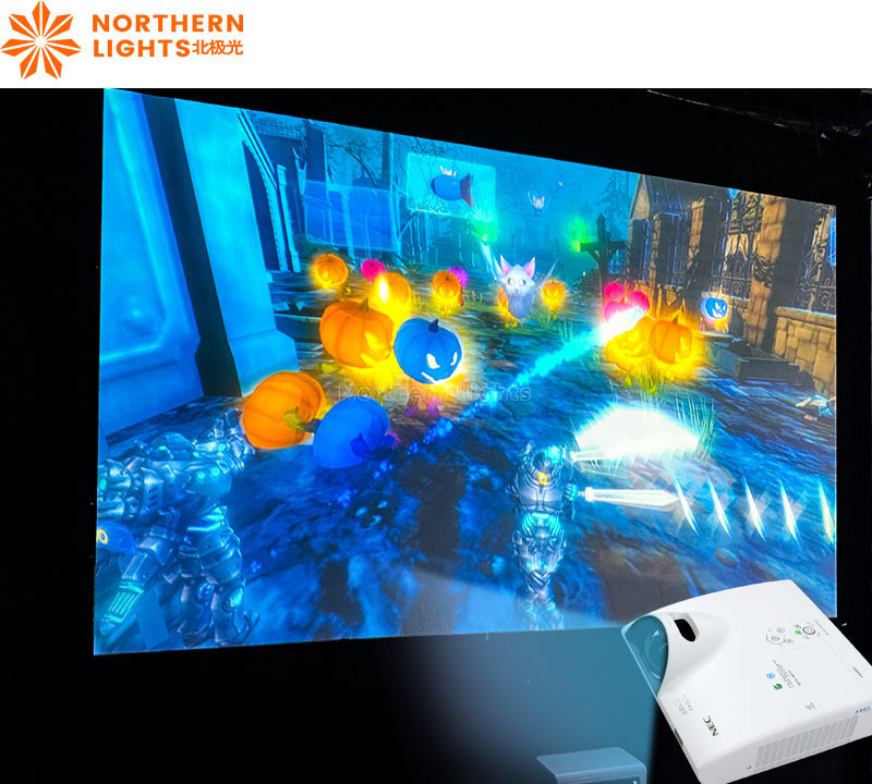 Indoor Wall Projector Interactive Ball Hitting System Projection