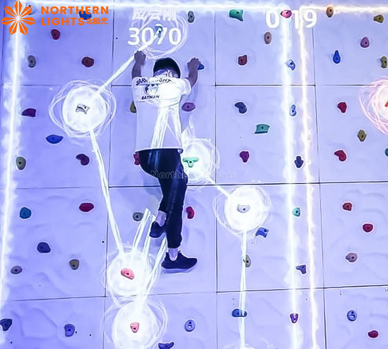 Activate Climb Game Interactive Projection Active Rock Climbing Wall