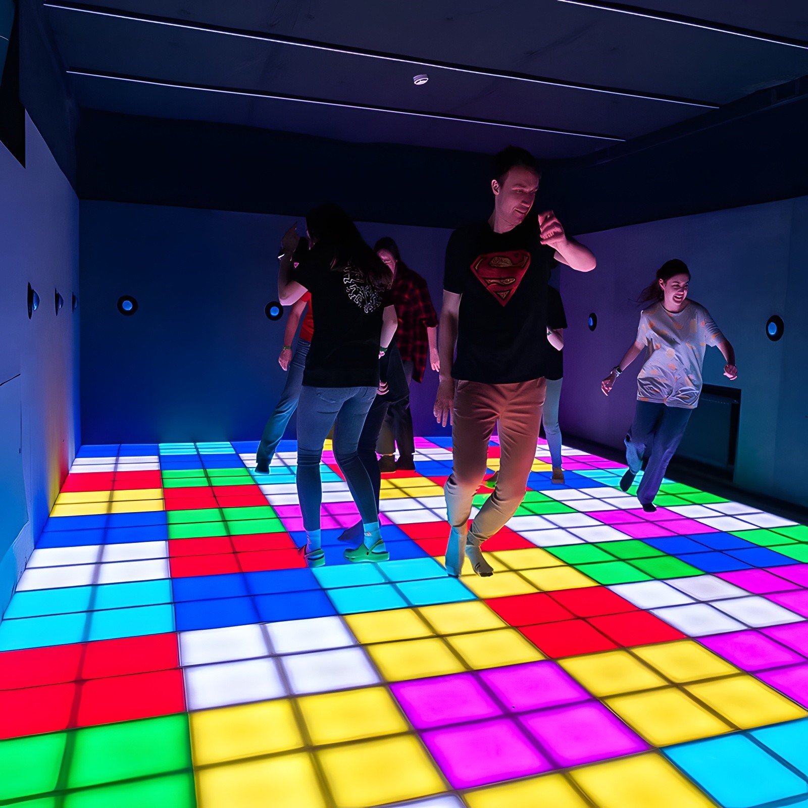Amusement Park Interactive Projection Hopscotch Floor Activate Games ...