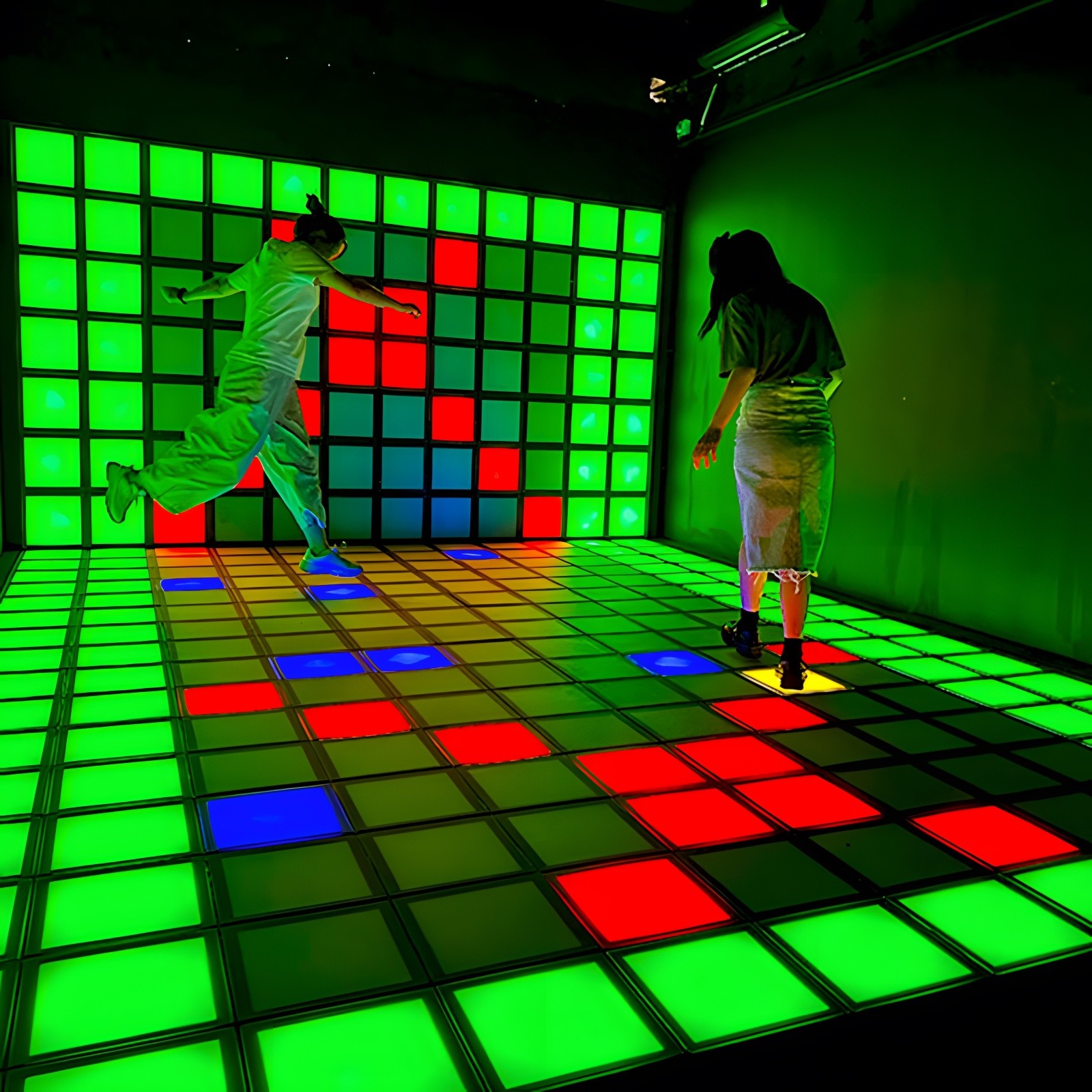 250V LED Dance Floor Tile Interactive Game Super Grid 2 Year Warranty