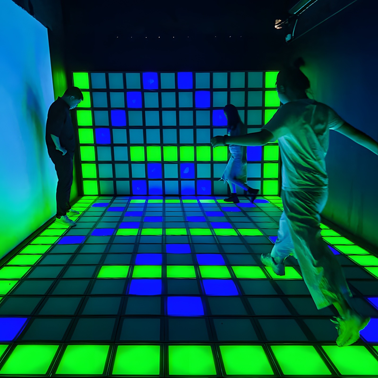 Led Grid Game Light Indoor Led Touch Gaming Floor Megagrid Interactive Game