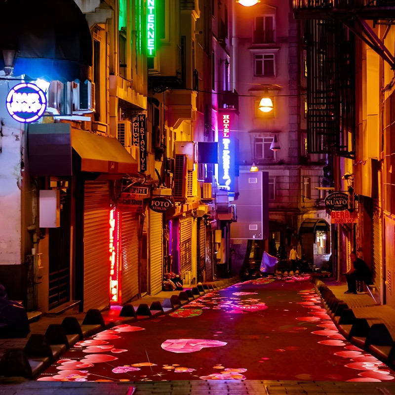 Streets And Squares Floor Interactive Projection 4200 Lm Floor ...