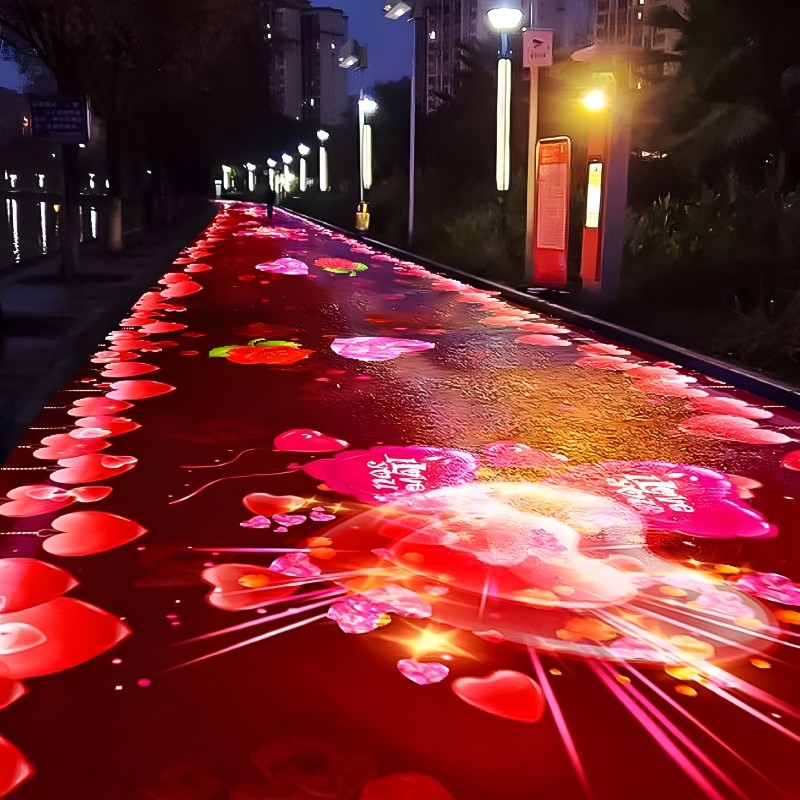 Outdoor Night Projection Interactive Floor Game Projector System For Hotel