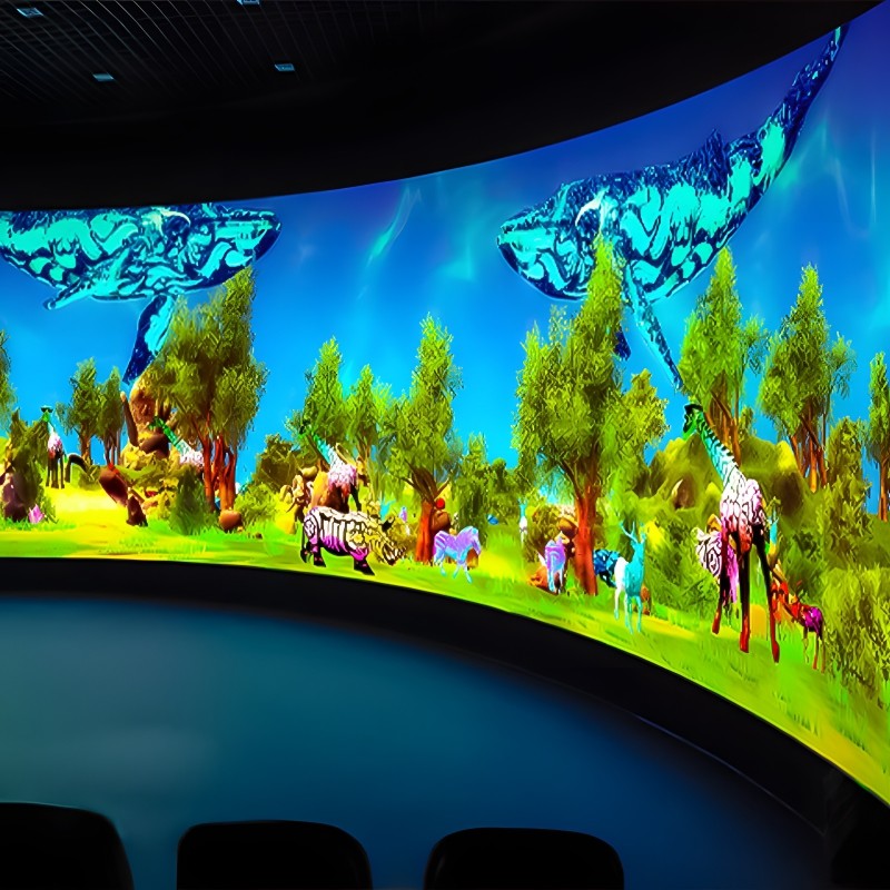 3D Interactive Wall Projection 6 Channels Immersive Projector