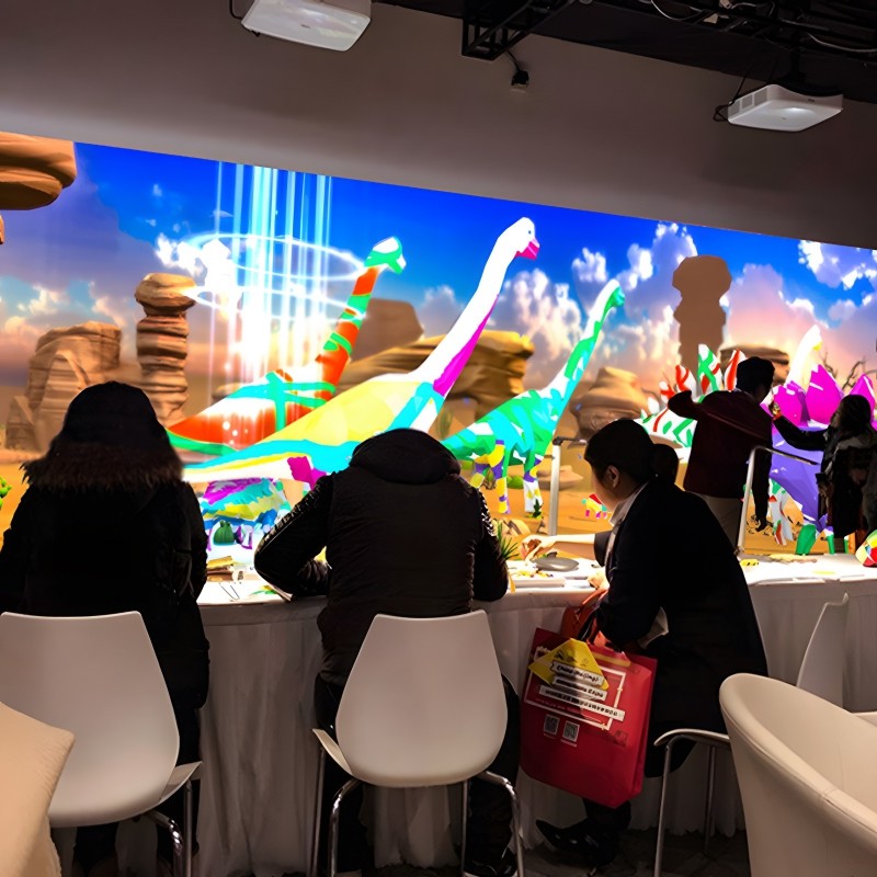 Indoor Products Interactive Projector System AR Scan Style Painting ...