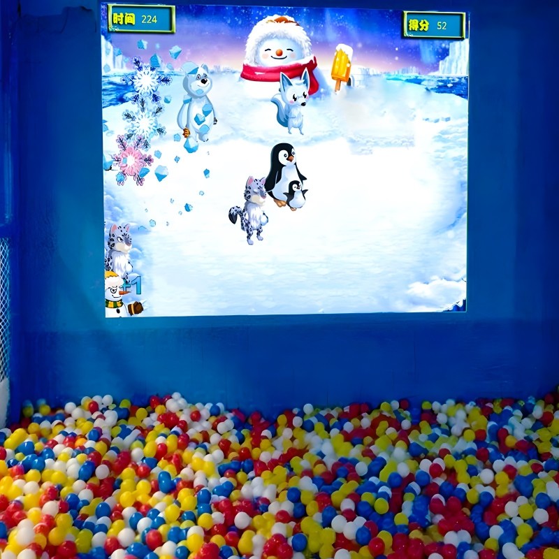 3d Immersive Interactive Game Throwing Ball Projection Solution