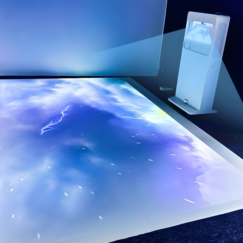 3300 Lumens Mobile Interactive Floor Projector Ground Projection For ...