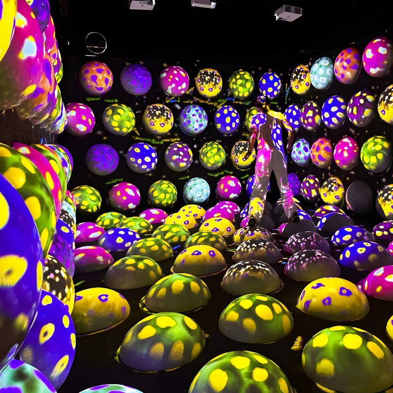 Indoor Interactive Jumping Sphere Floor Interactive Projection Game ...