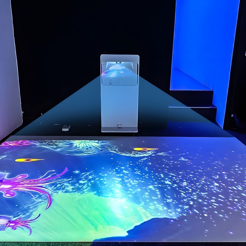 Children'S Paradise Mobile Interactive Floor Projector 3300lm Indoor