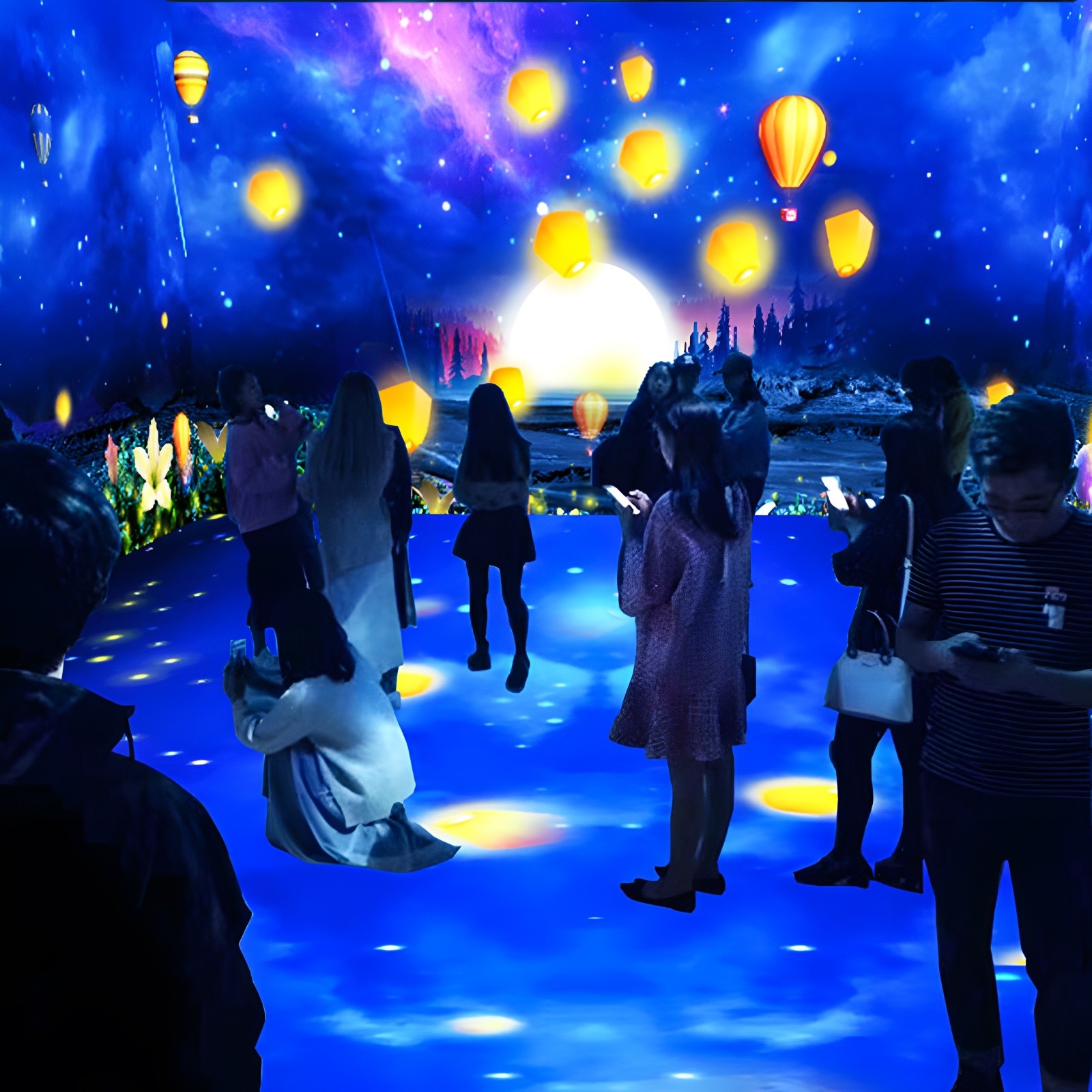 Immersive Ar Projectors Hollogram Holographic Interactive Wall ...