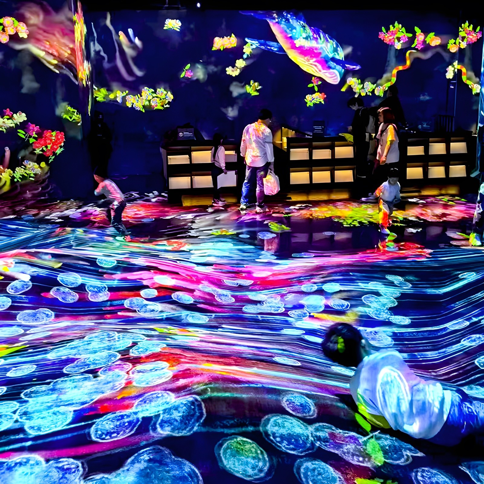 Immersive Space 3d Digital Display Projector Multi-Sensorial Projection