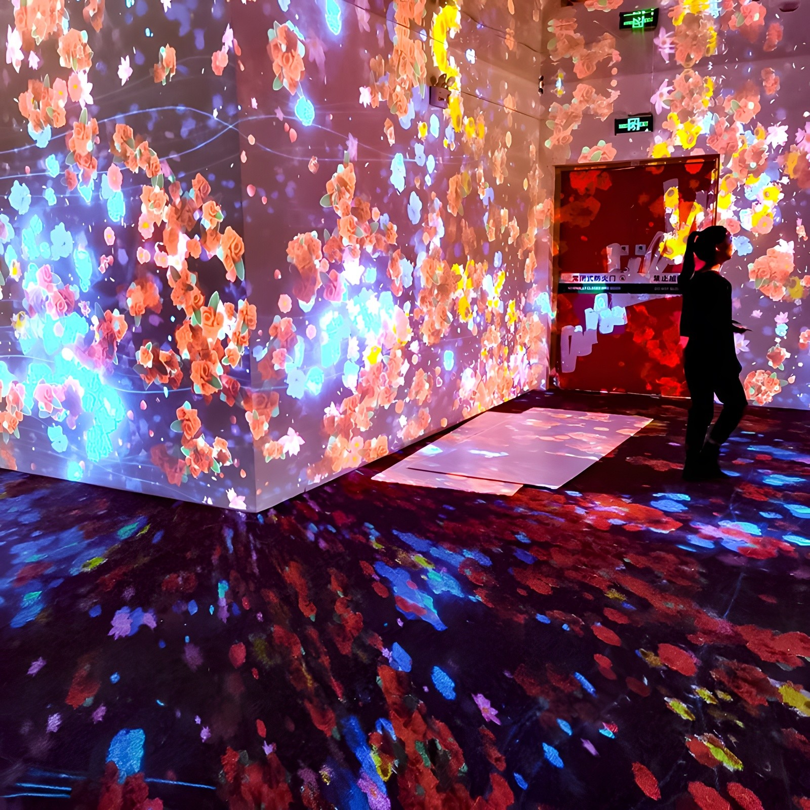 Art Exhibition Equipment Immersive Projector Indoor Interactive Projection