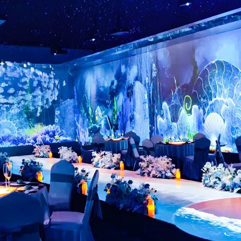 Immersive Interactive Wall Projection Immersive Banquet Hall Projection ...