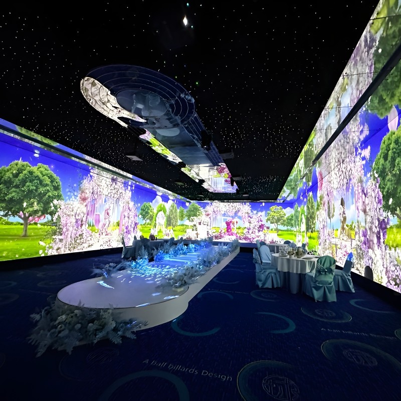 5D Hologram Projector Banquet Hall Holographic Projection For Restaurant