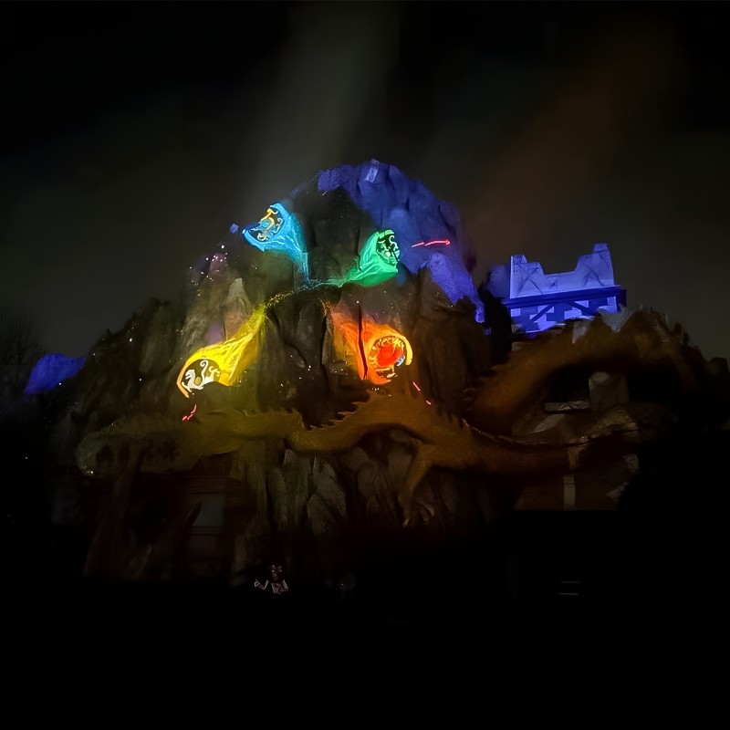 3d Video Dynamic Outdoor Building Construction Projection Mapping Projector