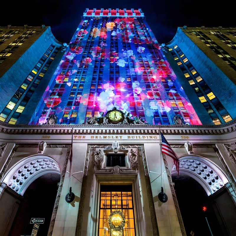 Outdoor Building Lighting Video Show Projection Immersive Projector ...