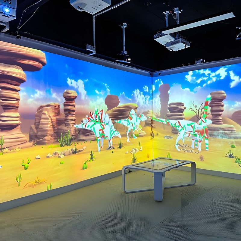 Touch Interactive Painting Games Projector System 3400 Lumens