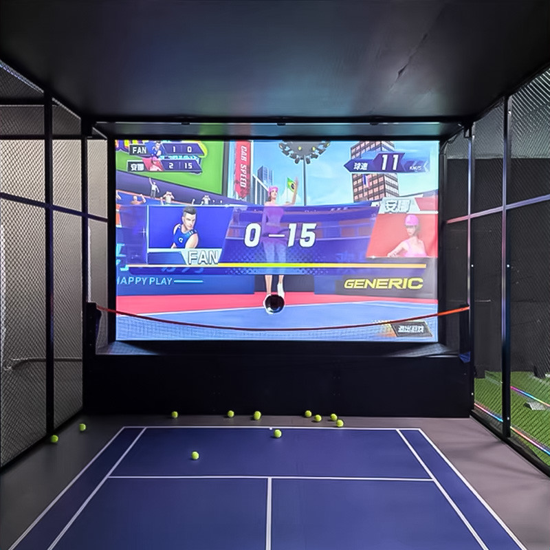 Healthy Indoor Tennis Sport Training Equipment Automatic Ball Throwing ...