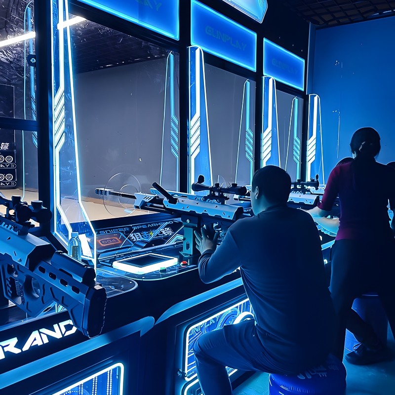 Indoor Playground Kids Arcade Coin Operated Shooting Target Game Machines