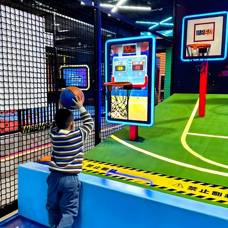 Coin Operated Street Basketball Arcade Game Shoot Basketball Shooting ...