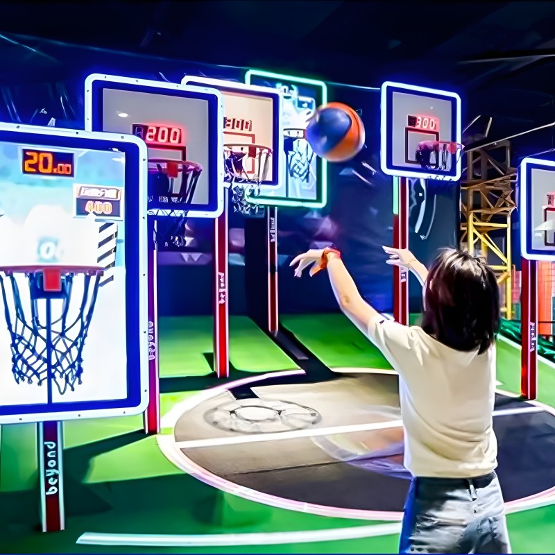 Hot Indoor Electric Arcade Machine New Electronic Basketball Scoring ...