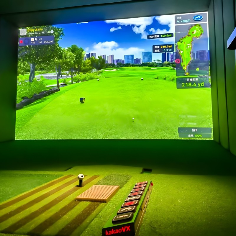 Infrared Golf Simulator Smart Hitting Golf Training Aid Indoor Range Ar ...